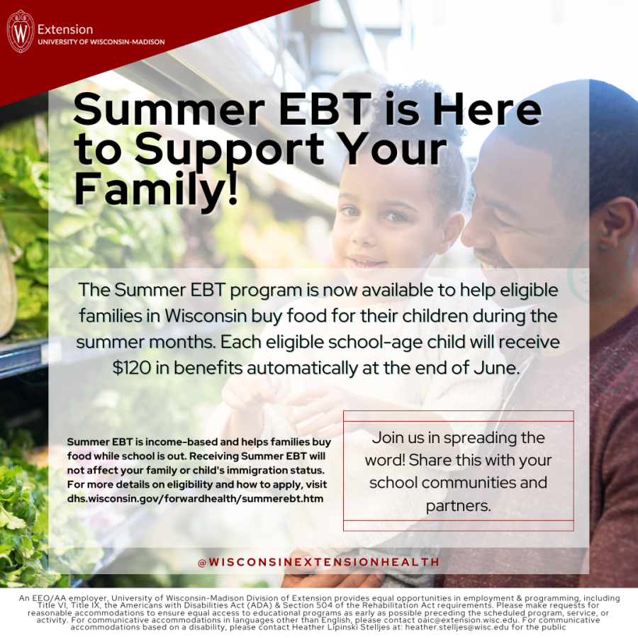 Summer EBT is Here – Extension Kewaunee County